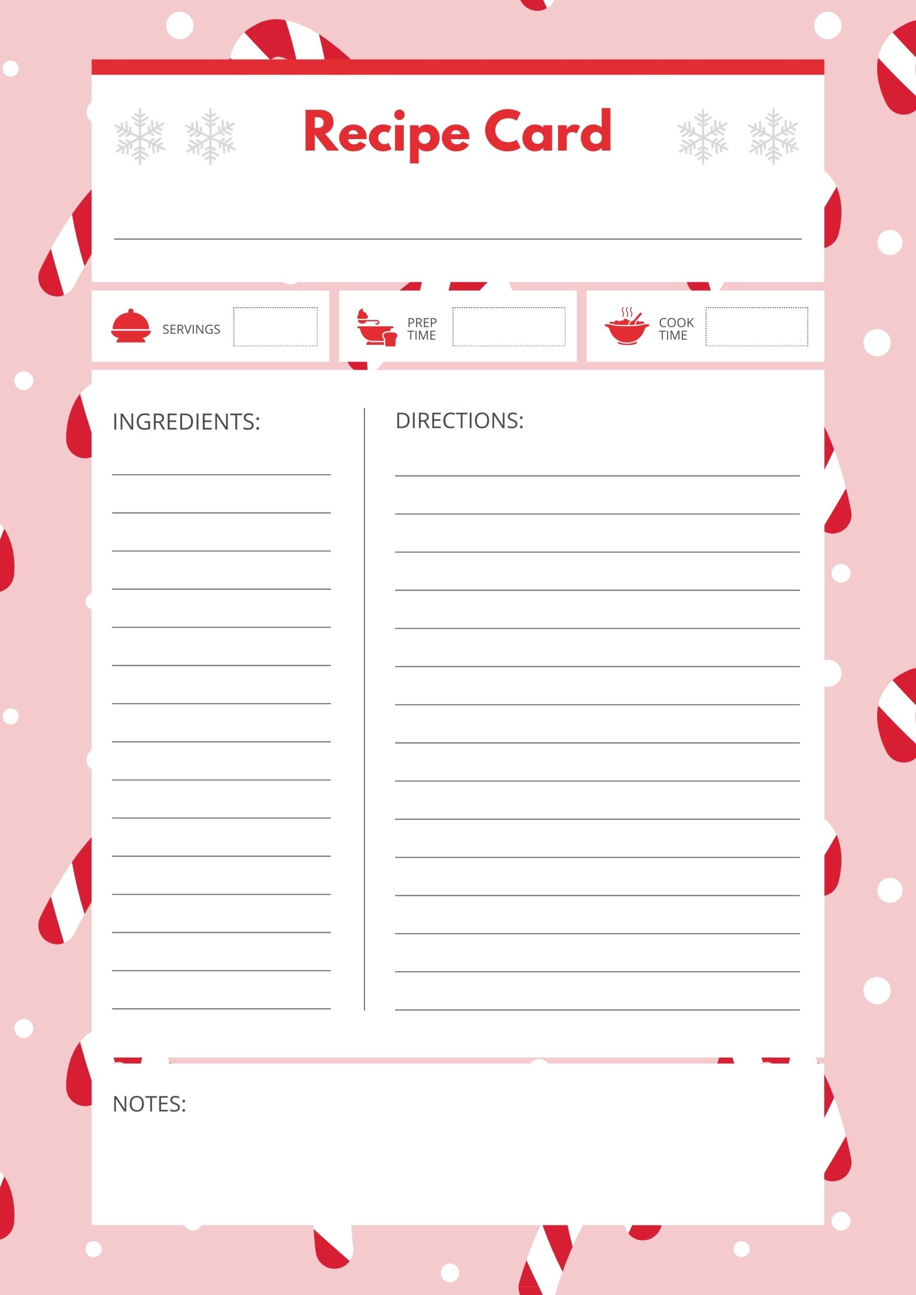 Christmas All Wrapped Up with Ni4Kids: Recipe Card - ni4kids
