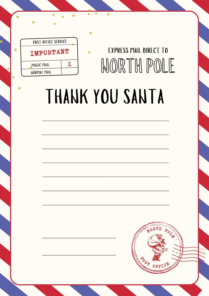 Christmas All Wrapped Up with Ni4Kids: 'Thank You, Santa' Letter - ni4kids