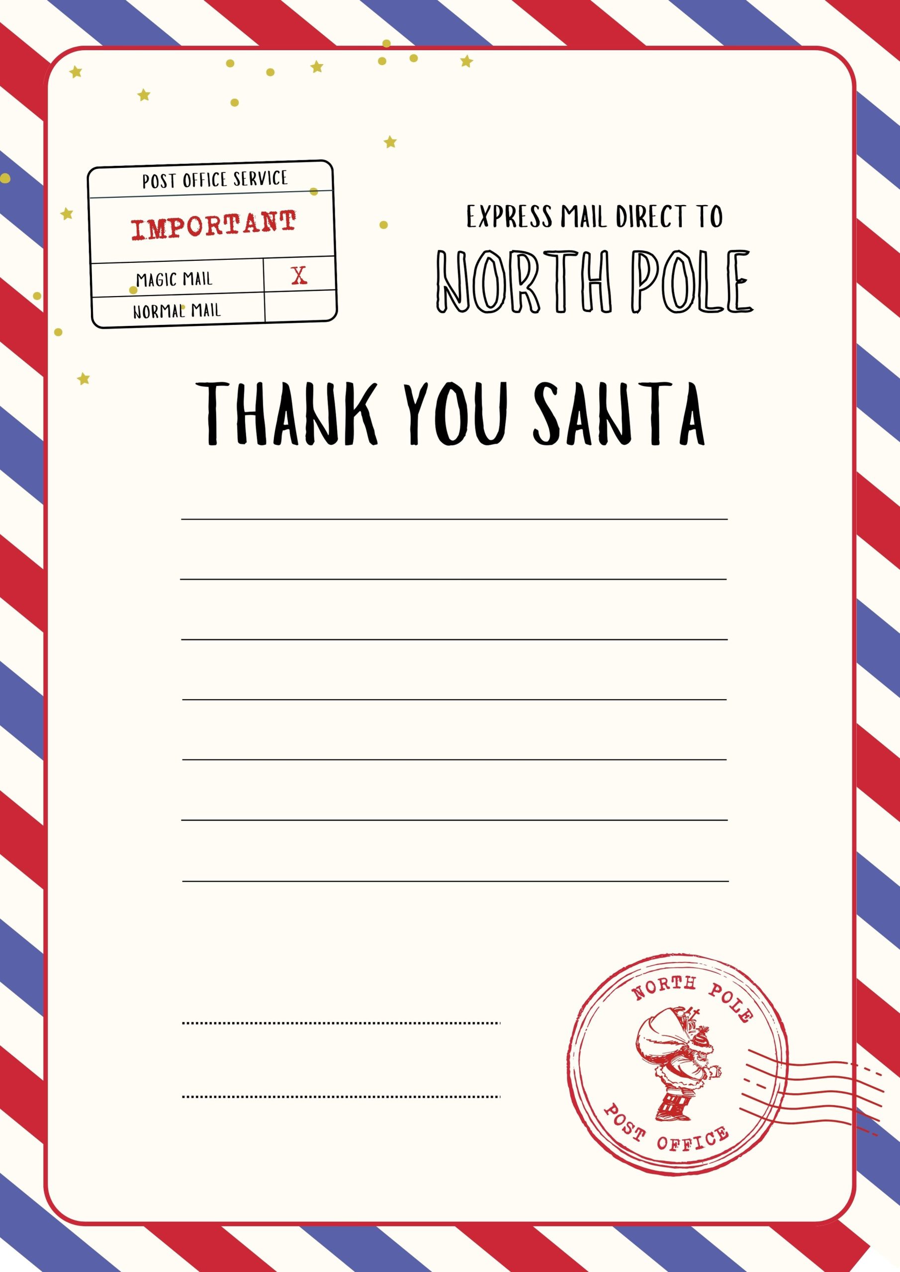 Christmas All Wrapped Up with Ni4Kids: 'Thank You, Santa' Letter - ni4kids